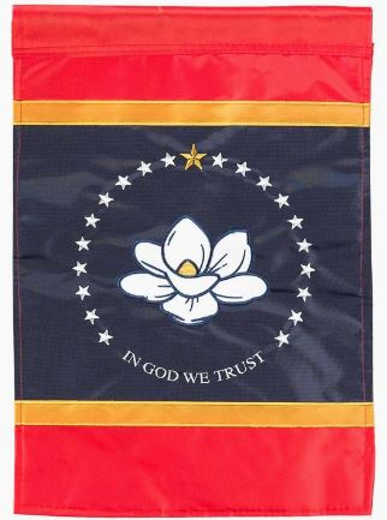 Mississippi State Flag Vertical Banner | Rebel Bookstore