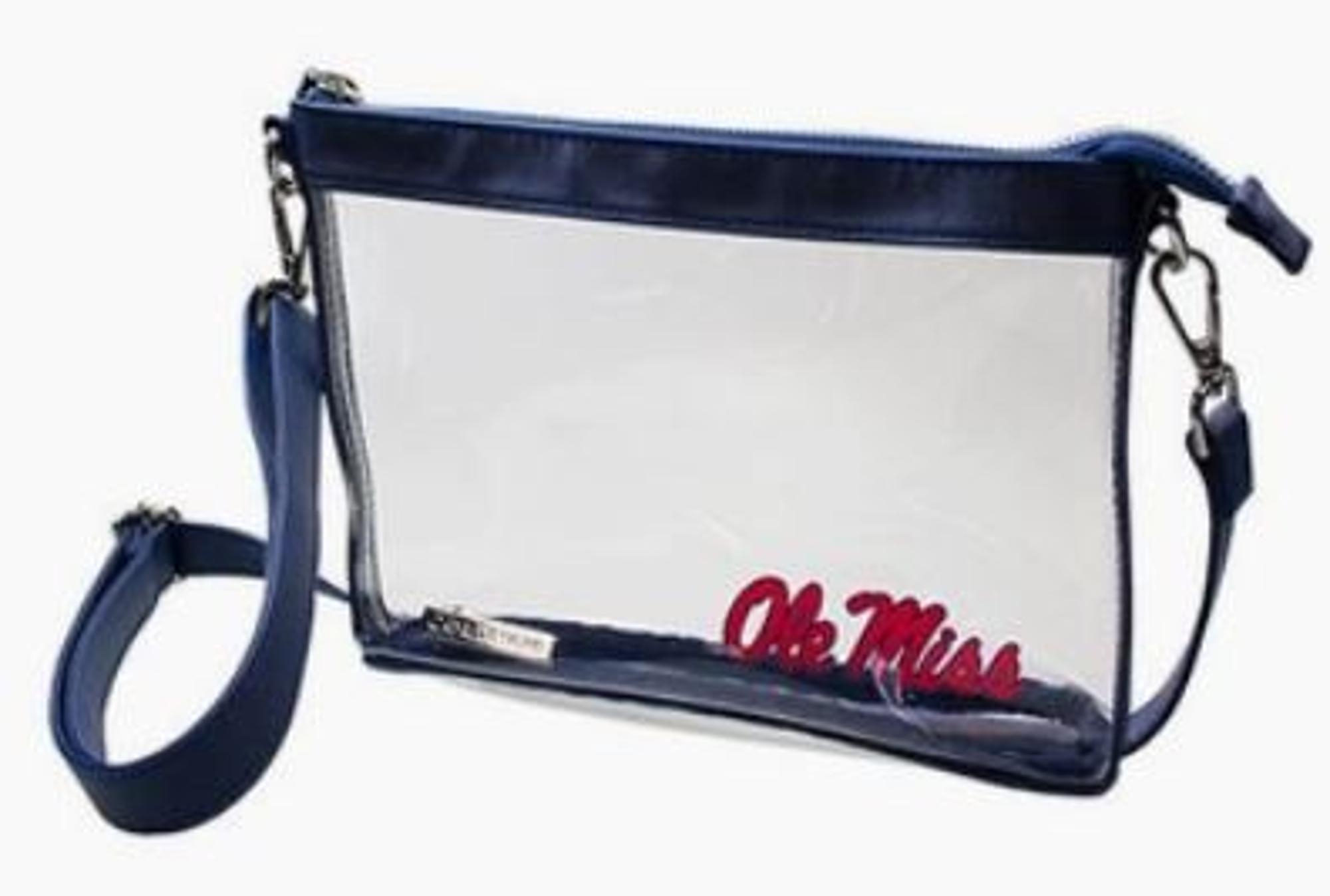 Ole Miss Small Crossbody Clear Purse | Rebel Bookstore
