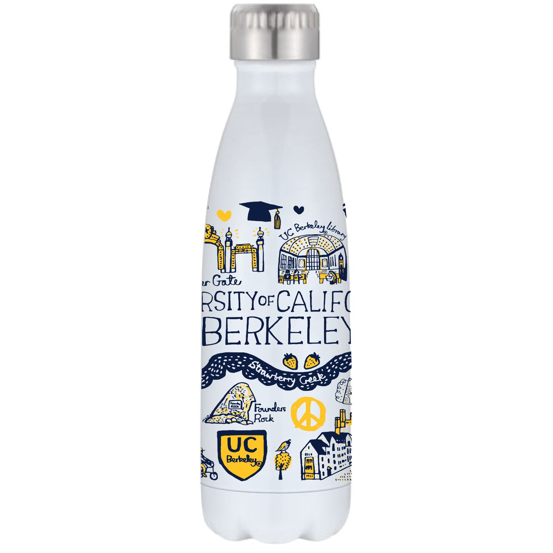 Cooper Bottle 17oz by Julia Gash | Cal Student Store