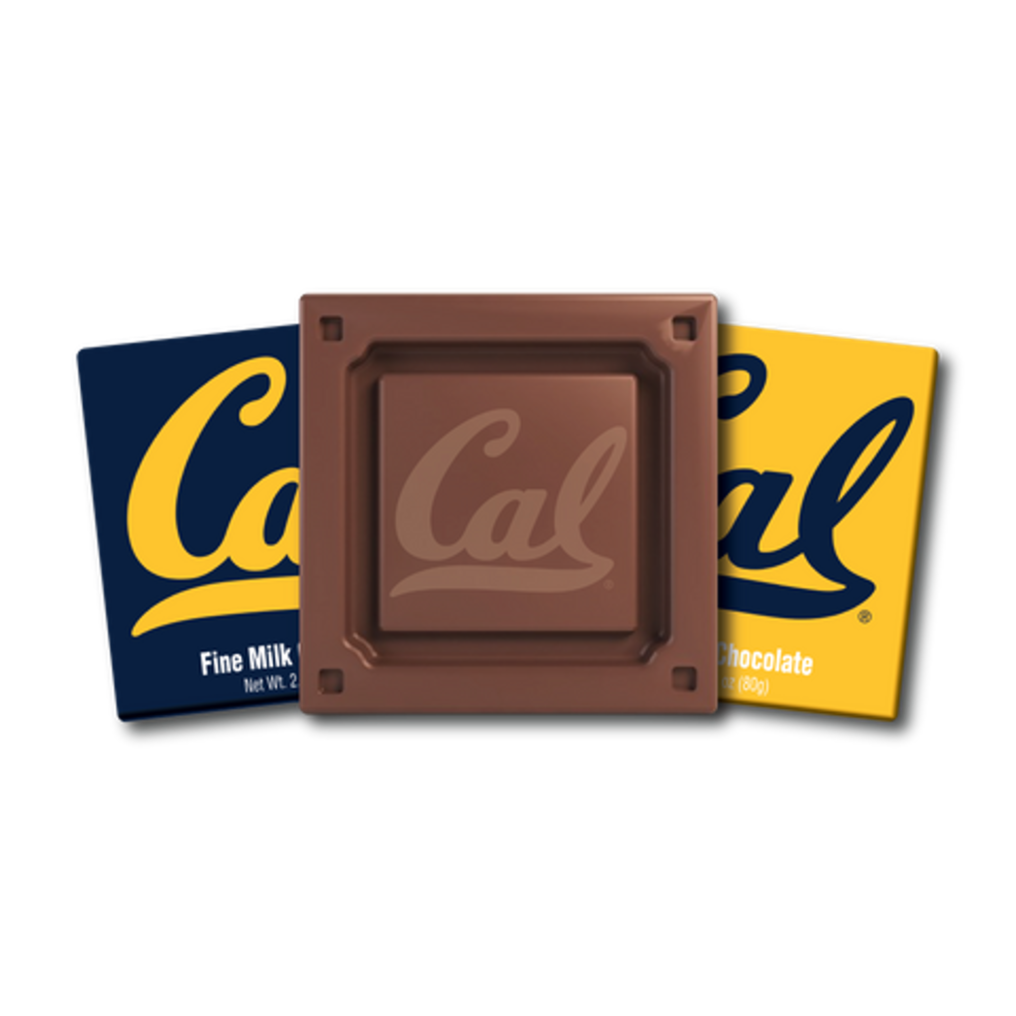 Cal Berkeley Chocolate Embossed Square | Cal Student Store