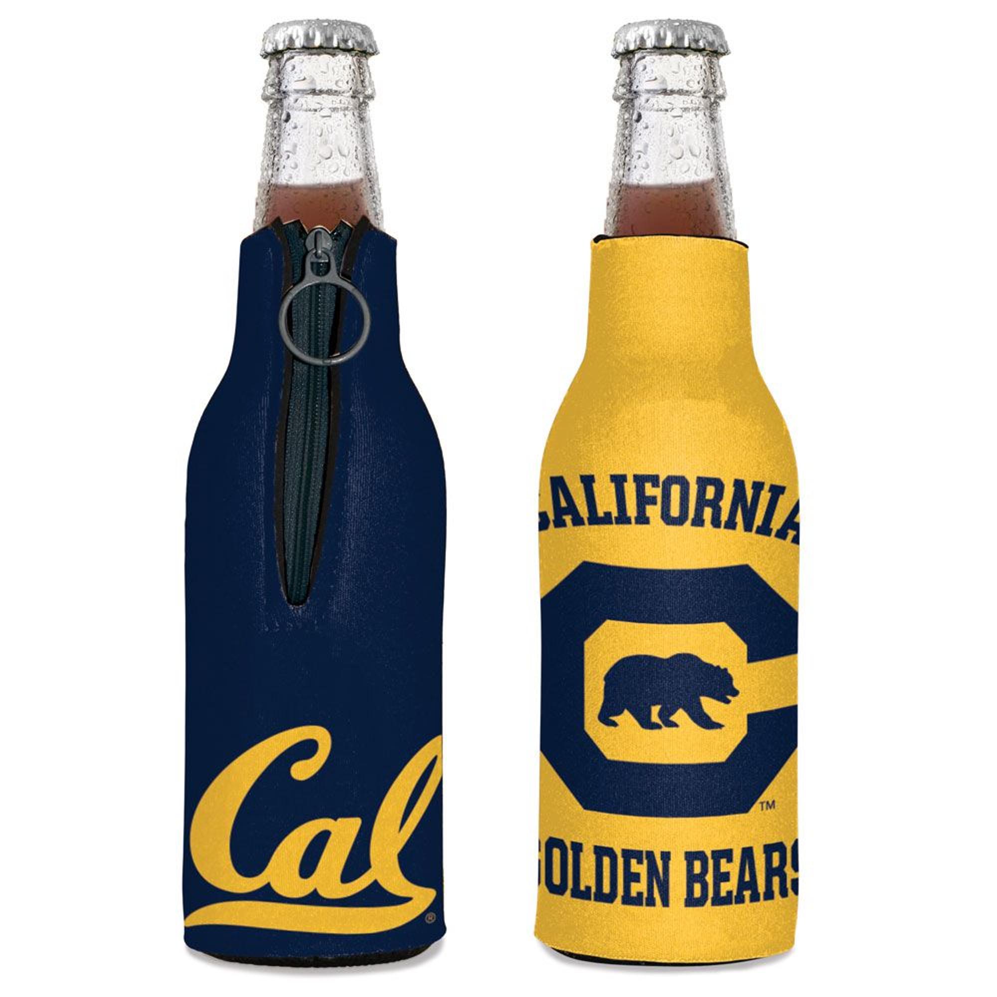 Bottle Cooler with Zipper Cal Logo | Cal Student Store