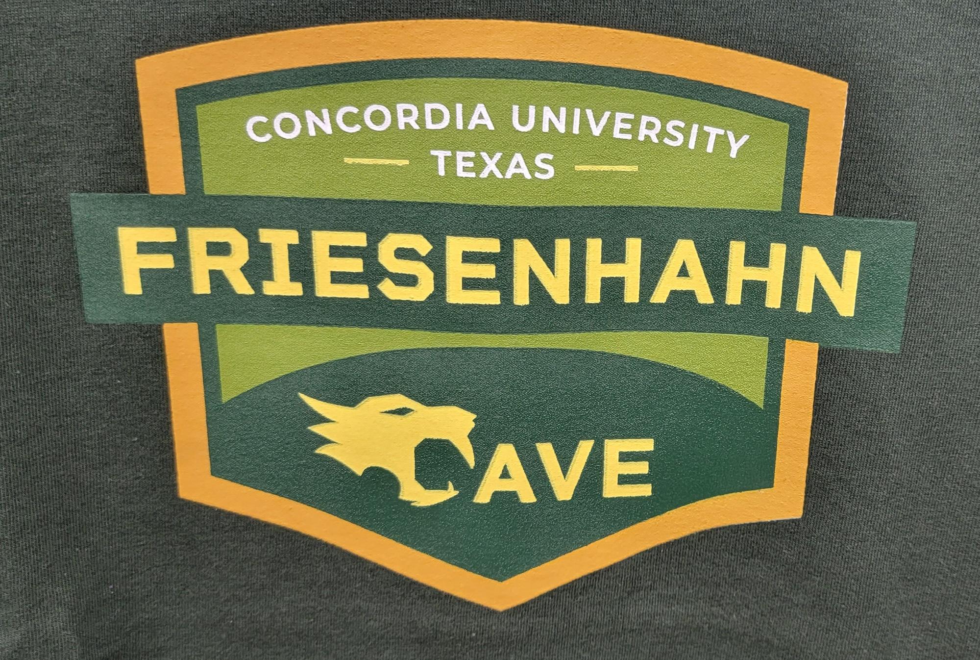 Friesenhahn Cave Tee - Green | Concordia University TX Bookstore
