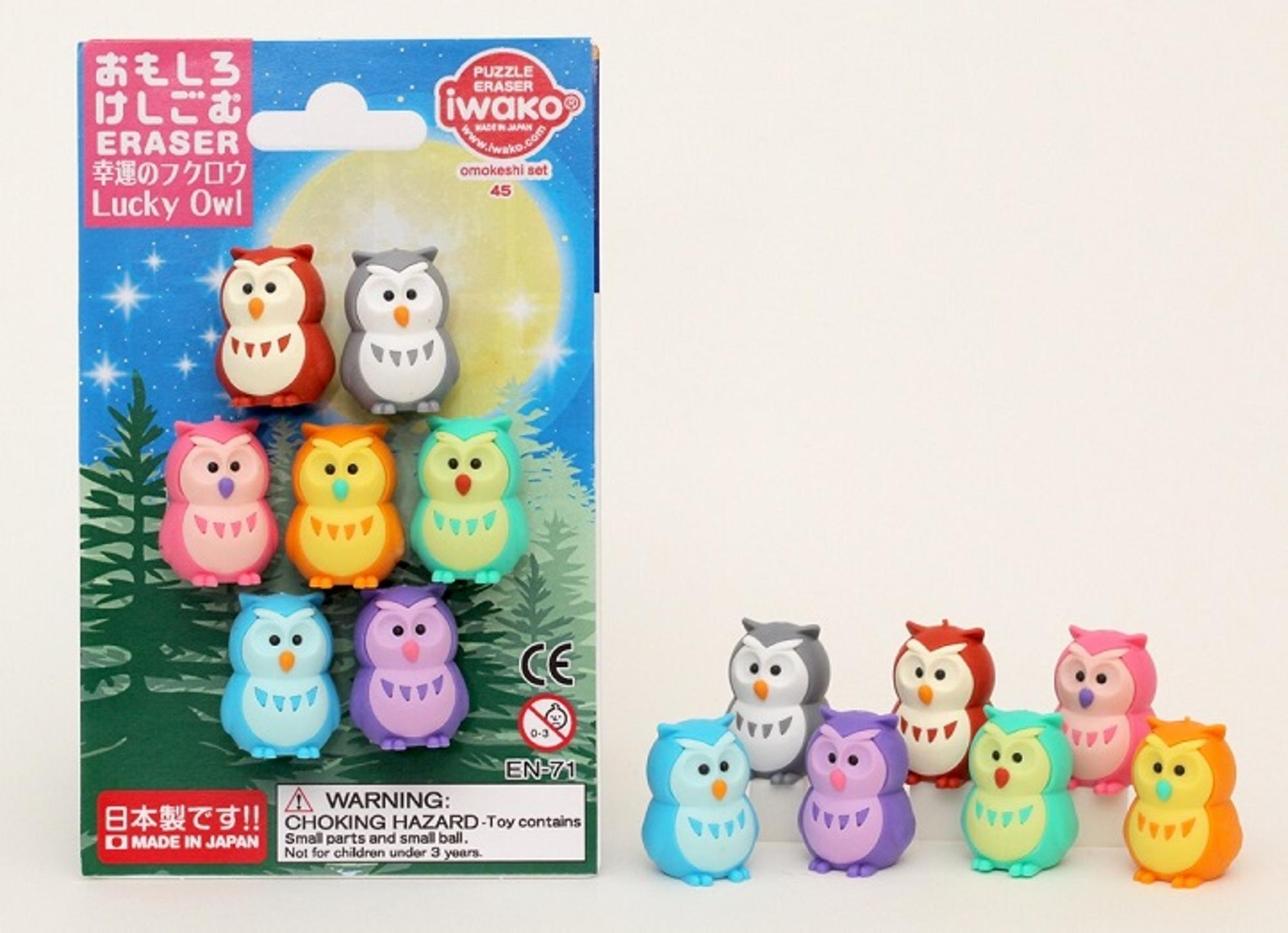 BCMini Iwako Owl Eraser | Cal Student Store