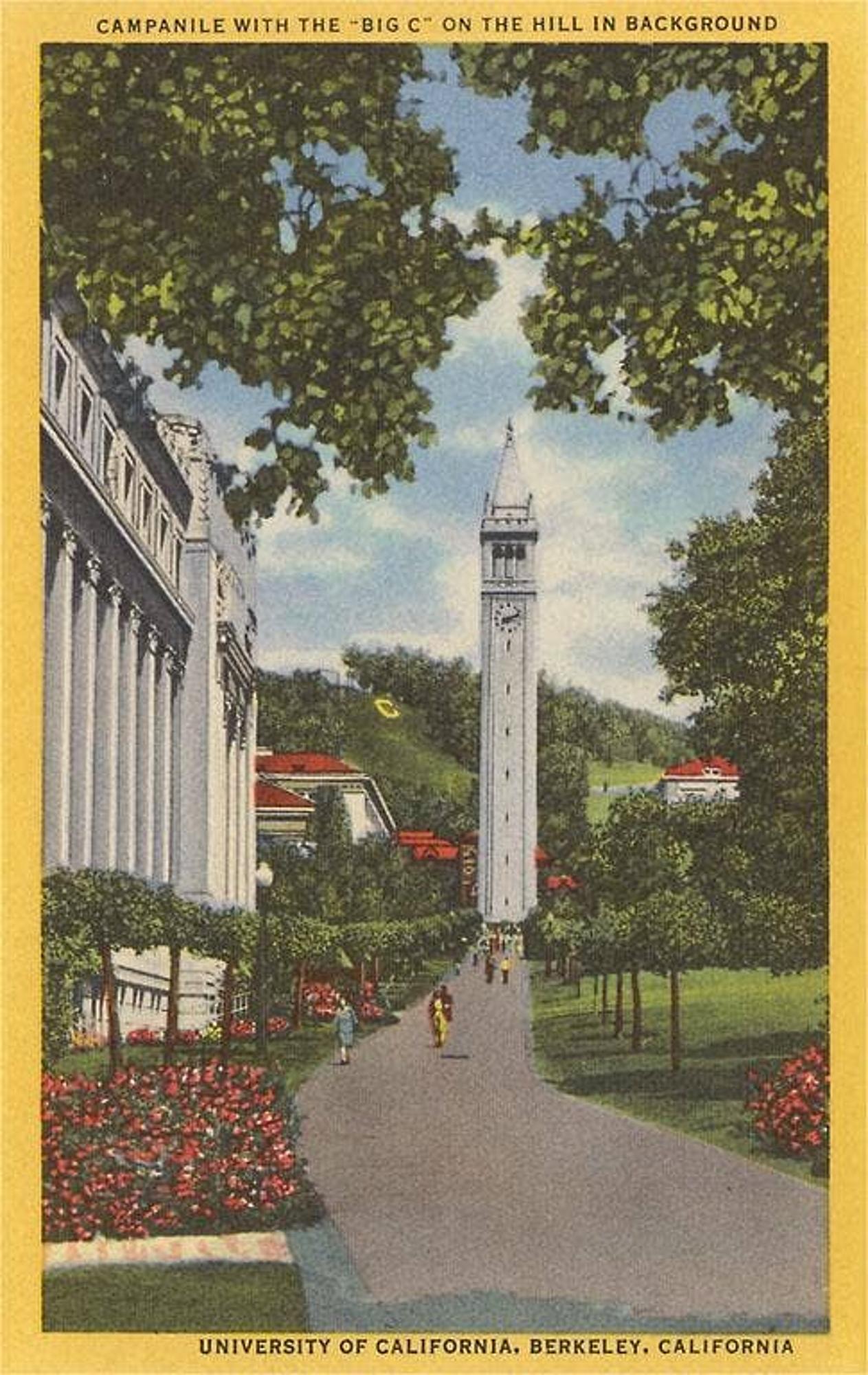BA-273 Berkeley Campanile - Vintage Image Postcard | Cal Student Store
