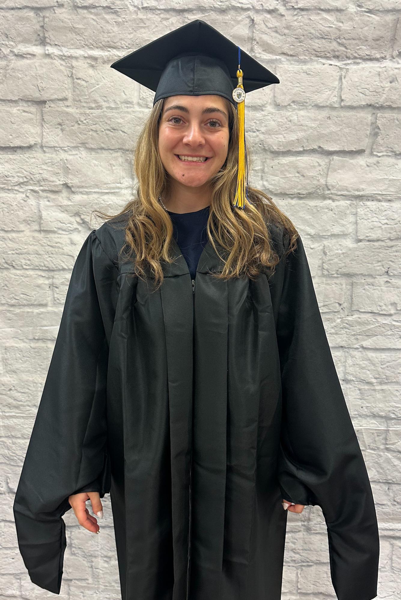 Regalia - GRADUATE Gown | Merrimack College Bookstore