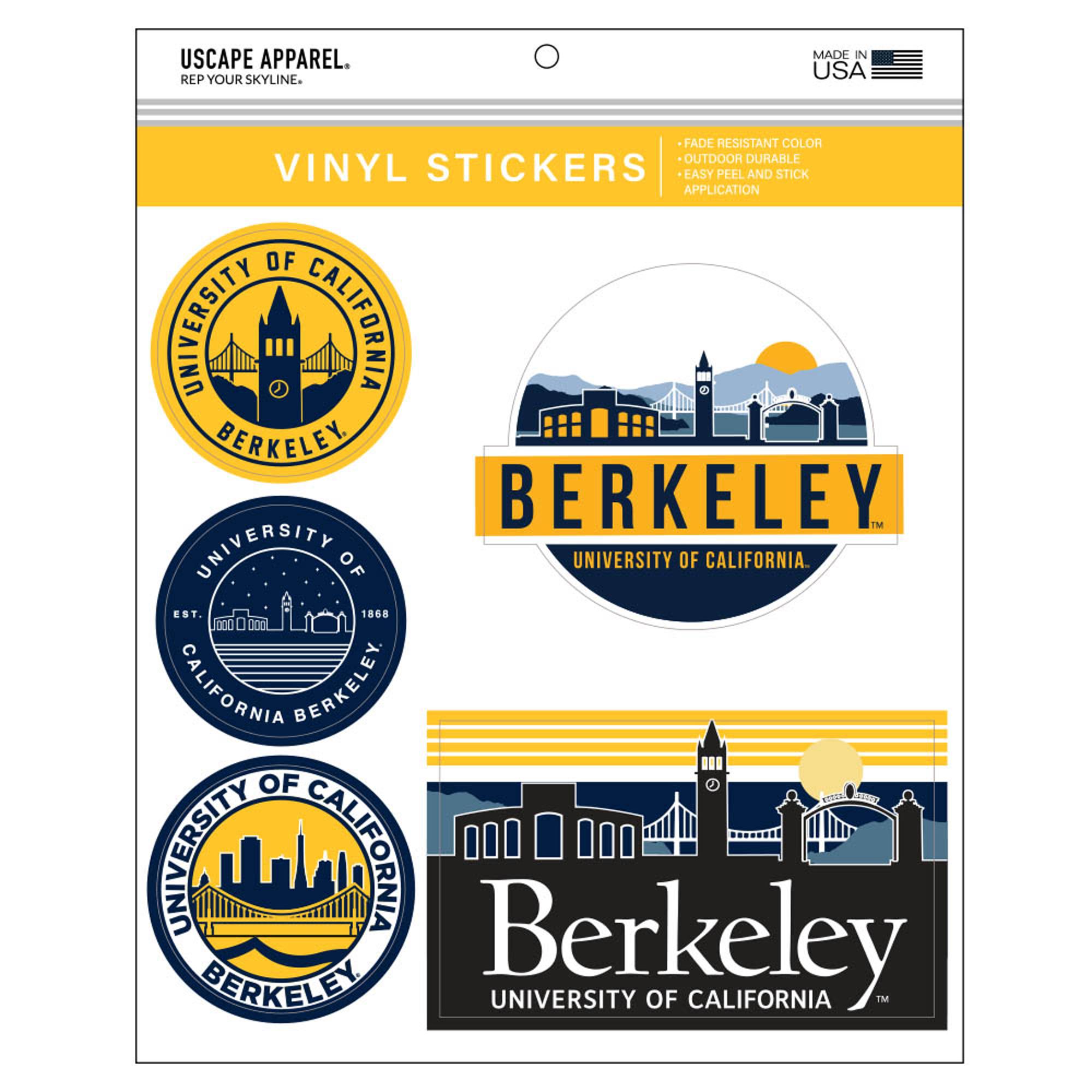 Sticker 5 Pack | Cal Student Store