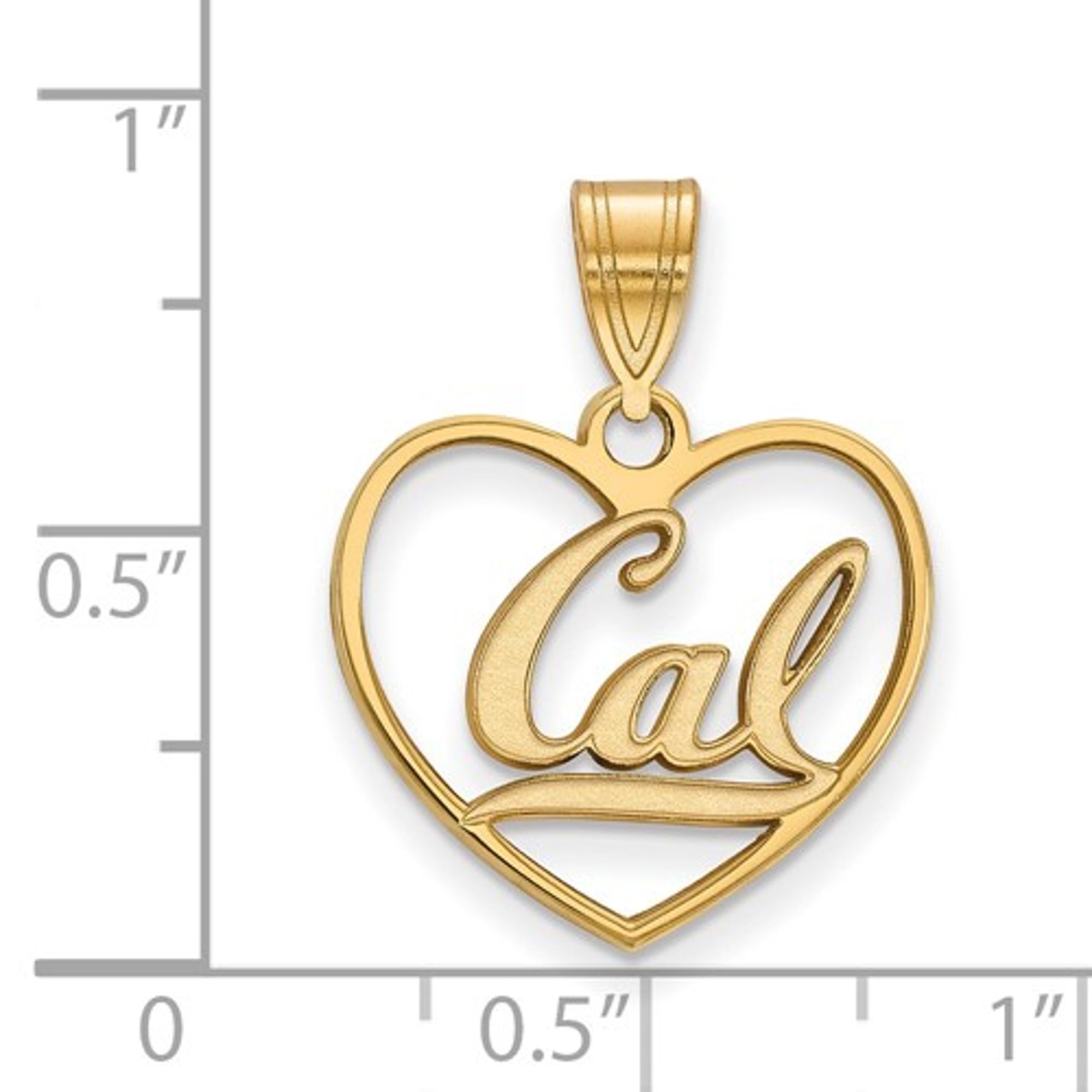 Heart Pendant Cal Logo | Cal Student Store