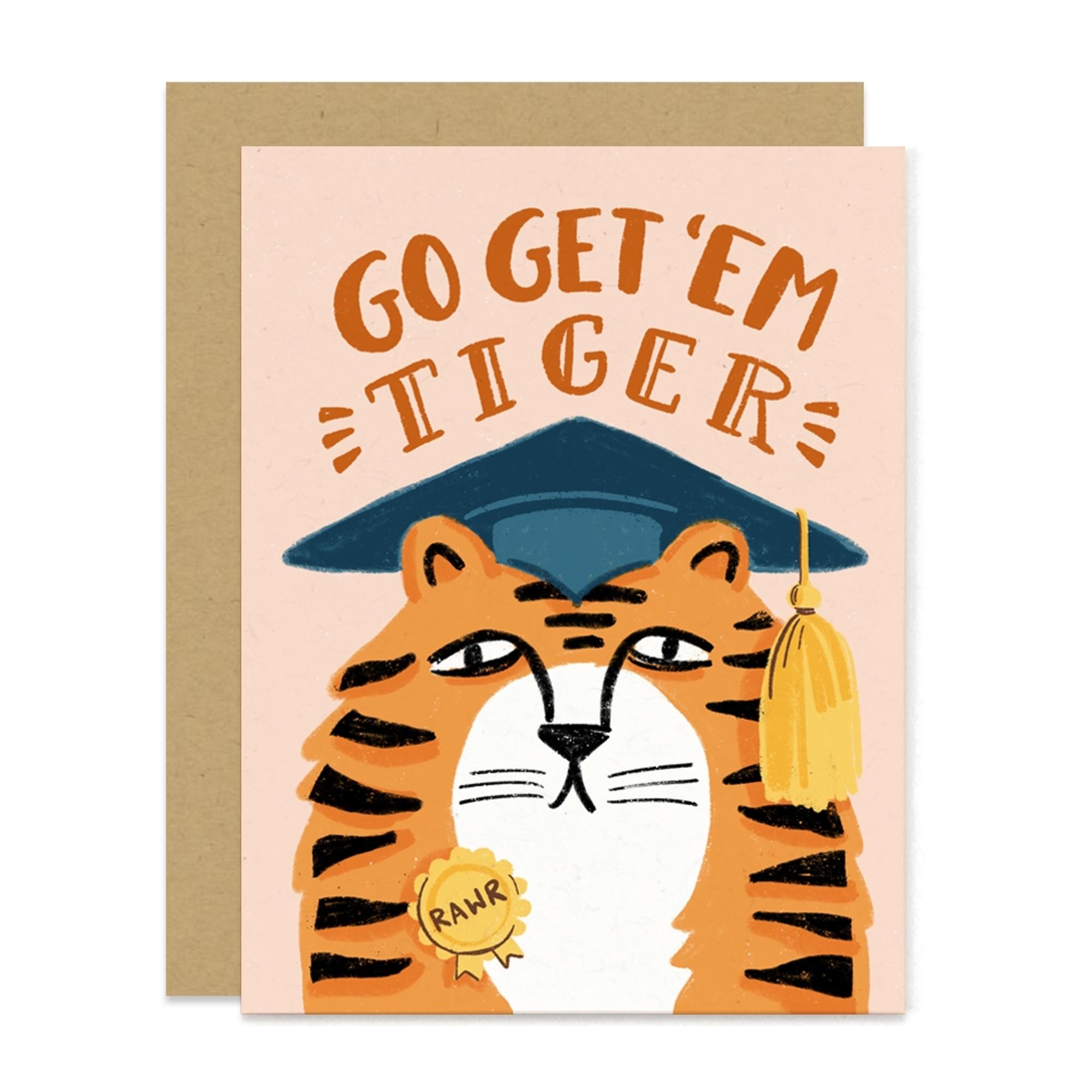 Go Get 'Em Grad Card | 4.25 x 5.5" (A2)" | Cal Student Store