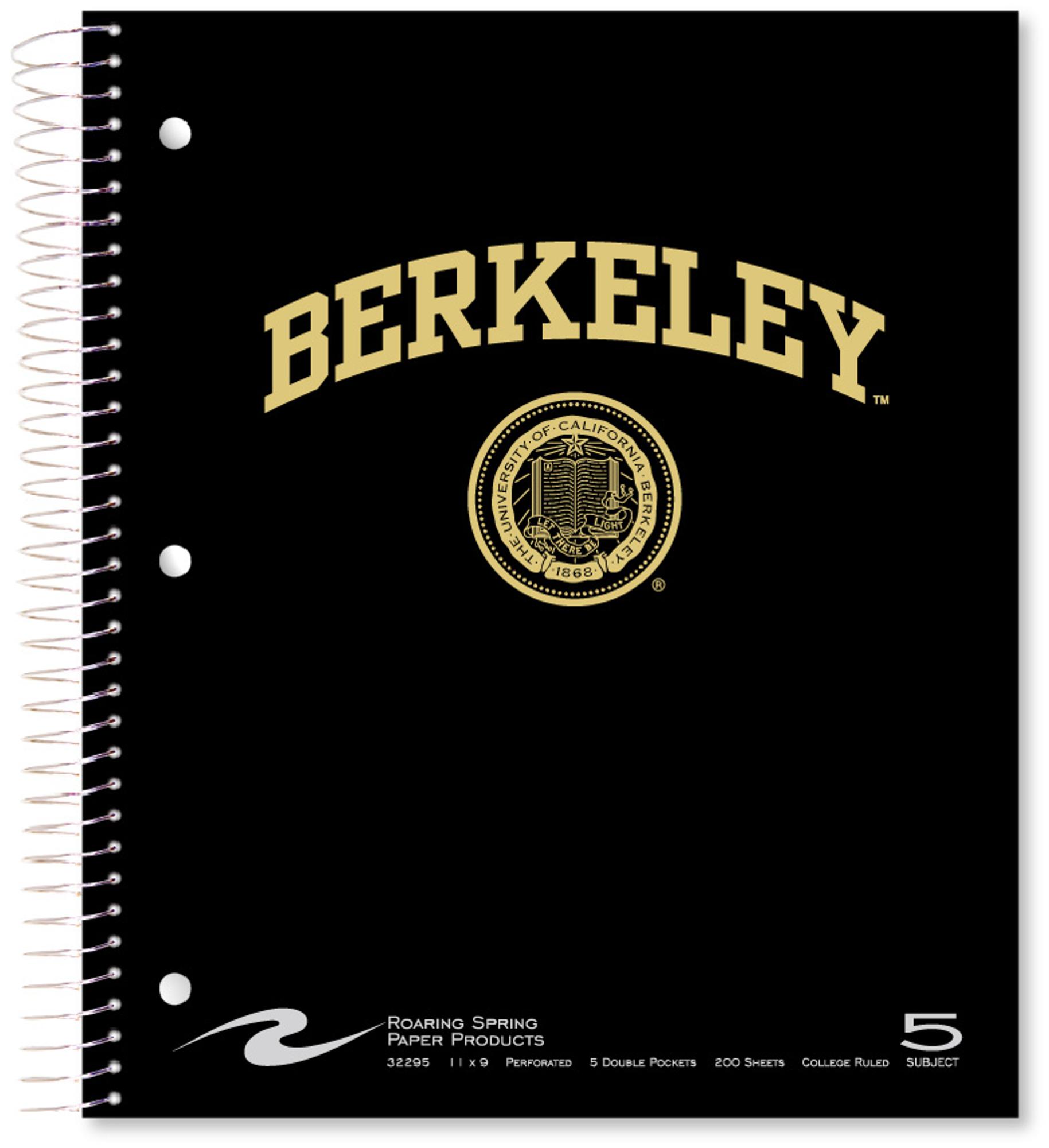 Berkeley Seal 5 Subject Notebook | Cal Student Store