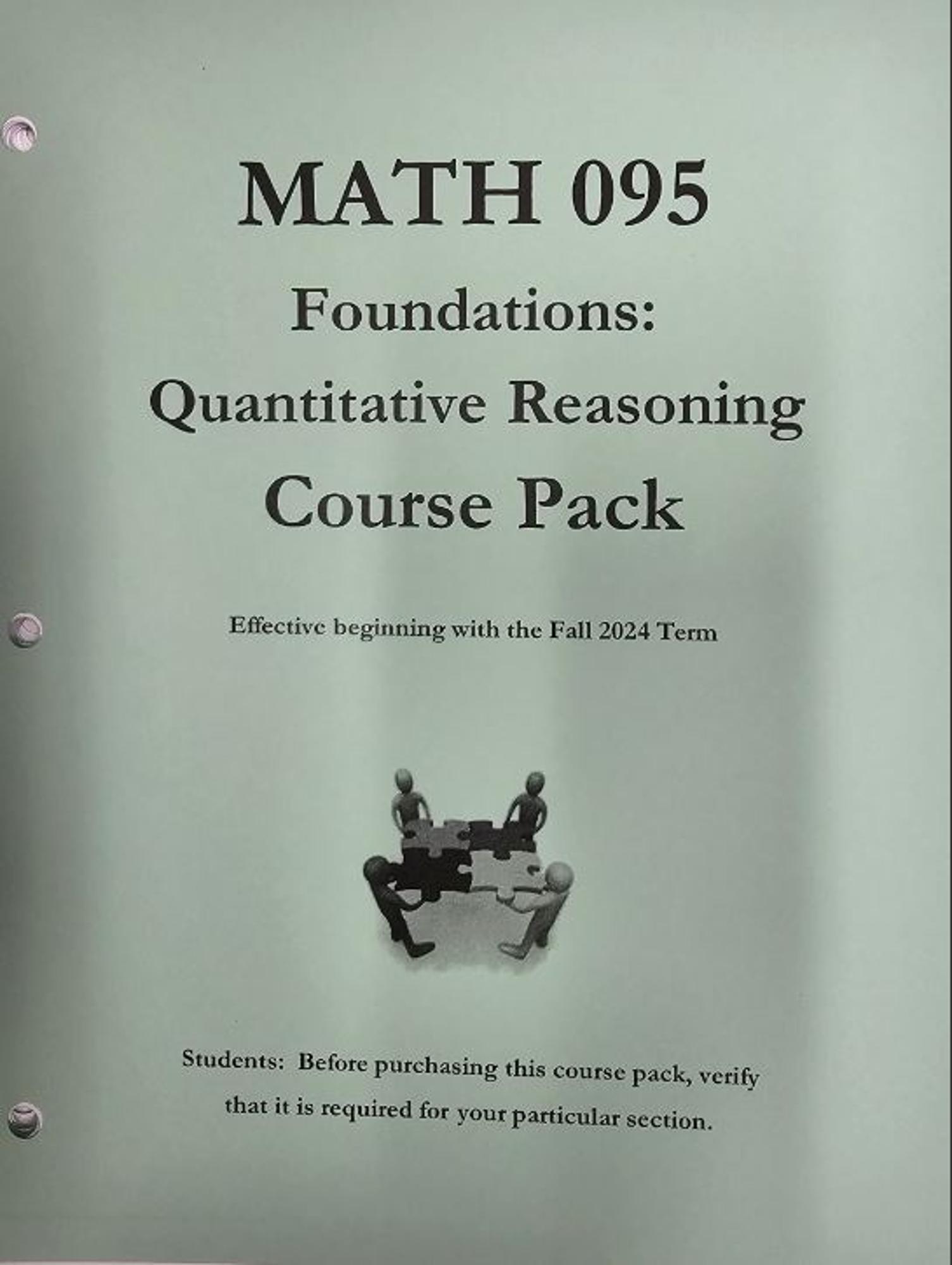 MATH 095 Coursepack FALL 24 - KVCC Bookstore