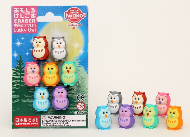 BCMini Iwako Owl Eraser | Cal Student Store