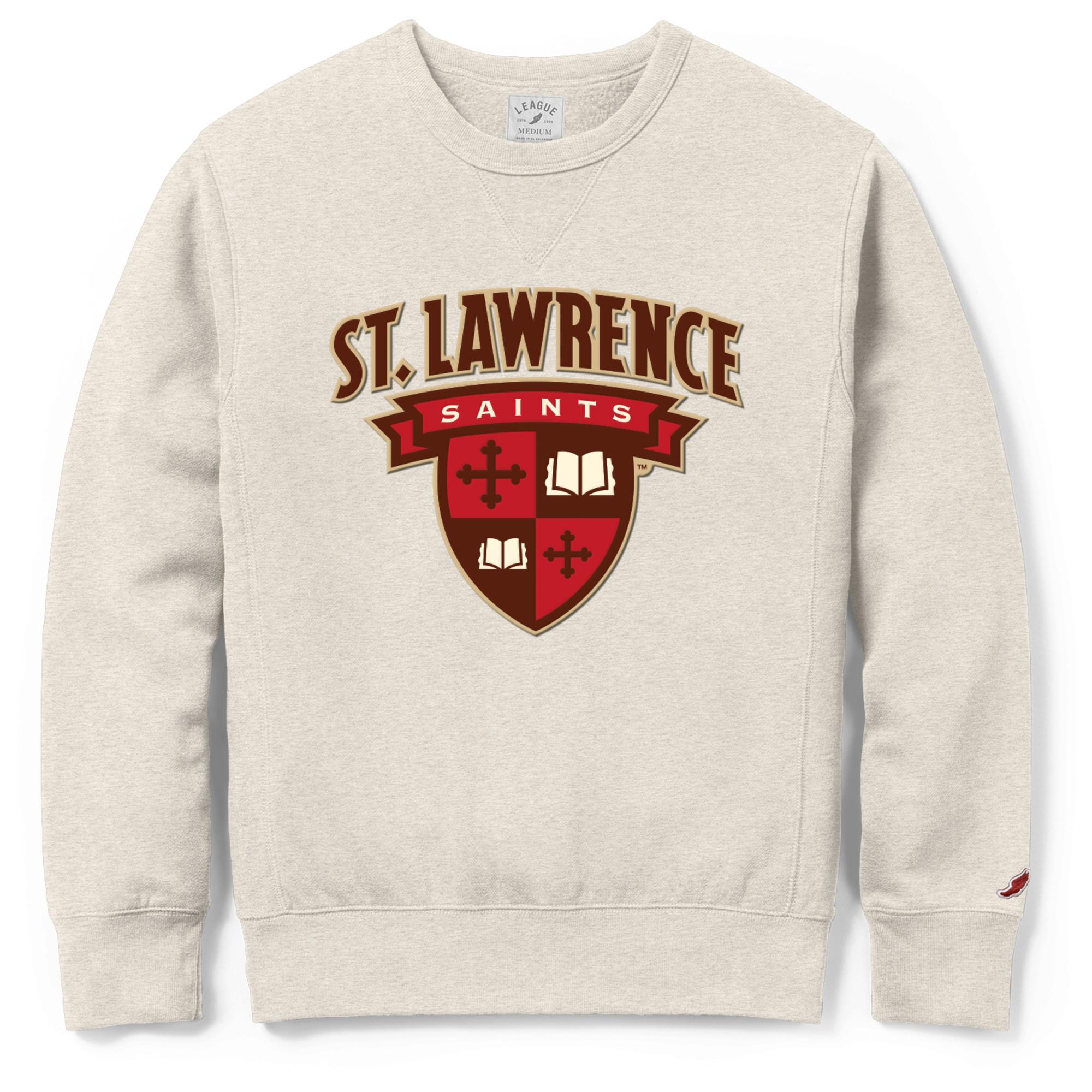 Stadium Crew Sweatshirt with Embroidered Shield by LEAGUE | SLU Brewer ...