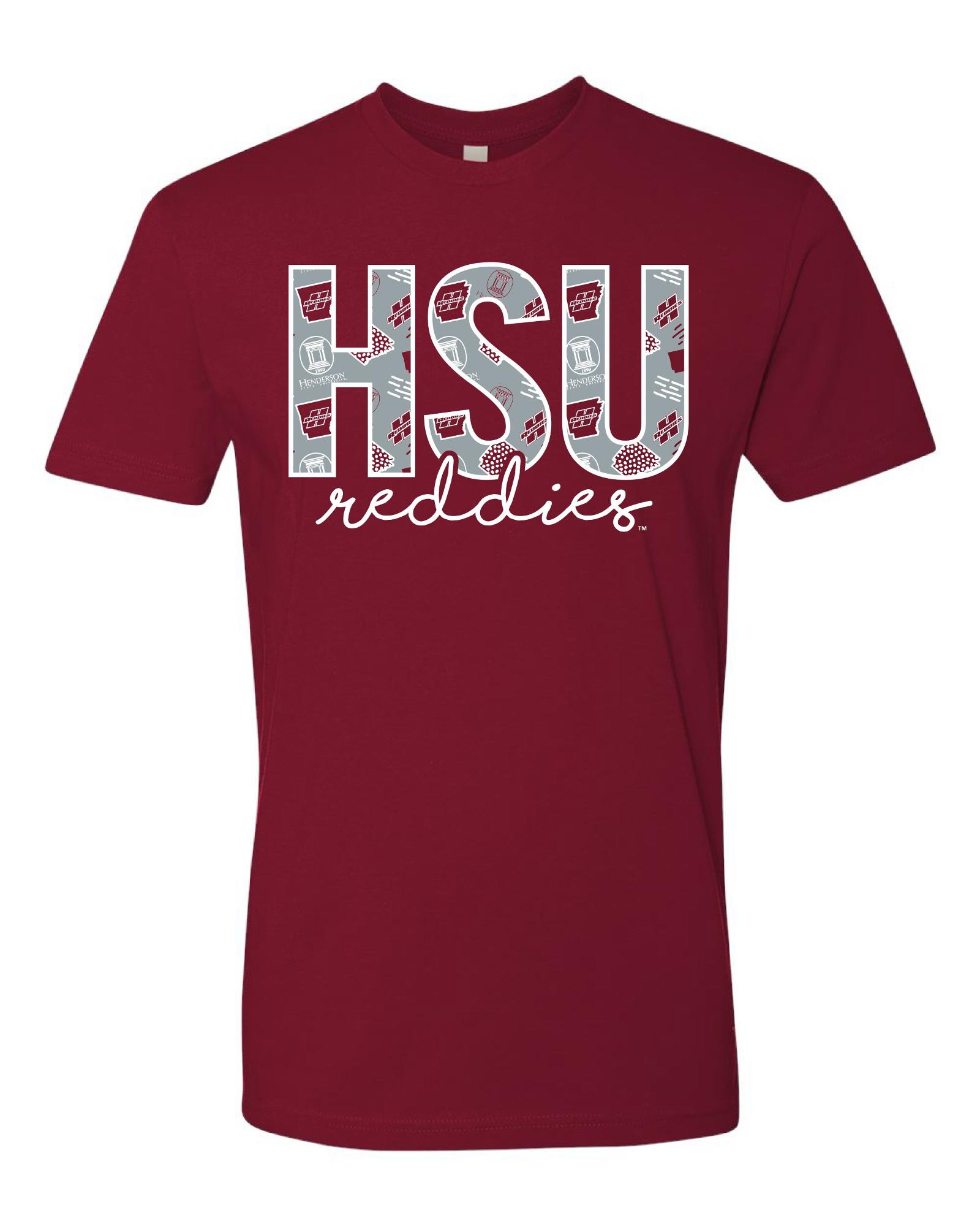 HSU Reddies Logo Short Sleeve T-Shirt | Reddie Bookstore