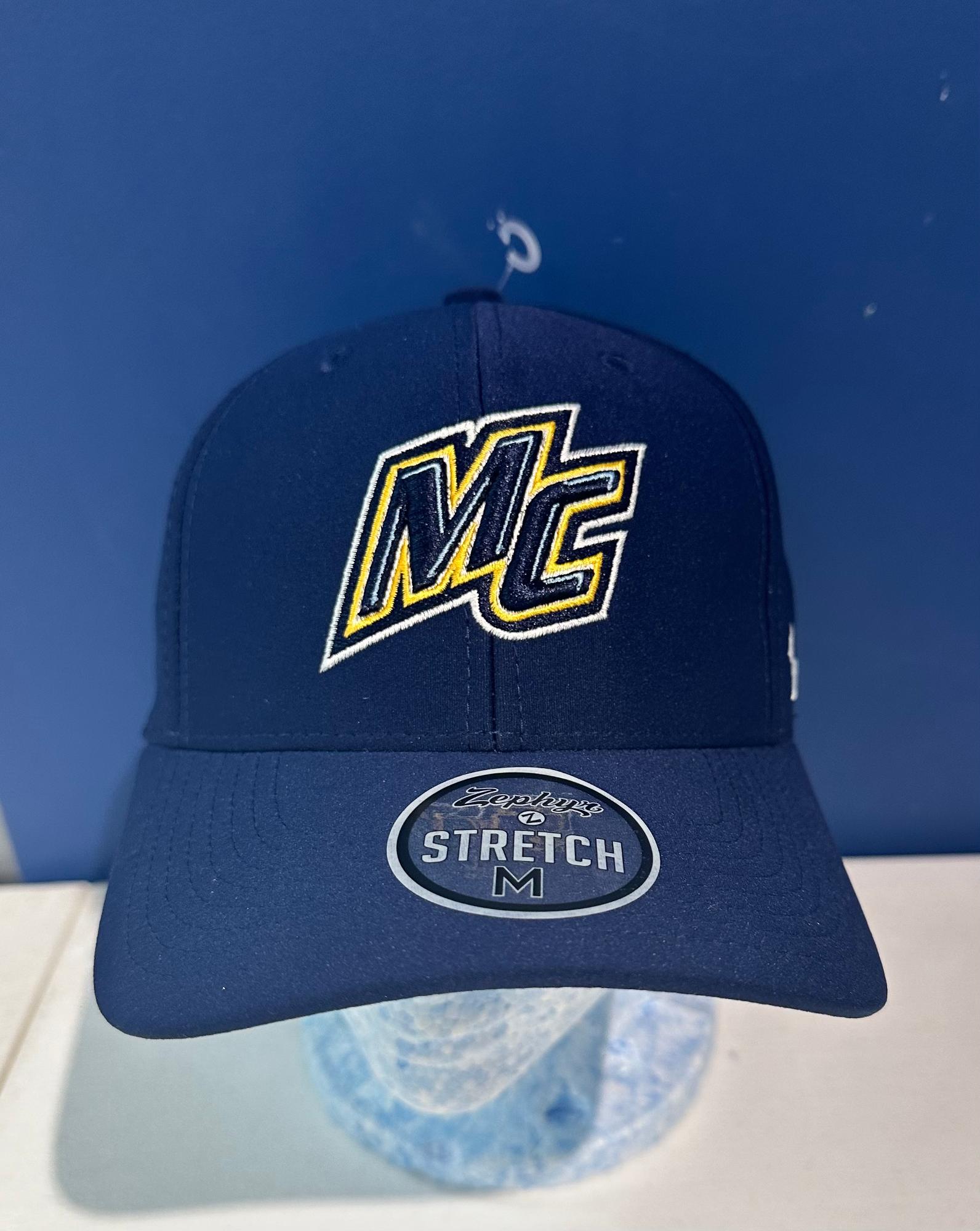 Navy MC Fitted Hat | Merrimack College Bookstore