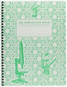 Coilbound 7.5x9.75 Decomposition Book 'Microscope' Grid | Cal Student Store