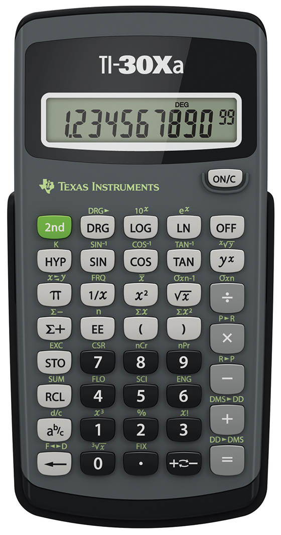 TI 30Xa Scientific Calculator Rebel Bookstore