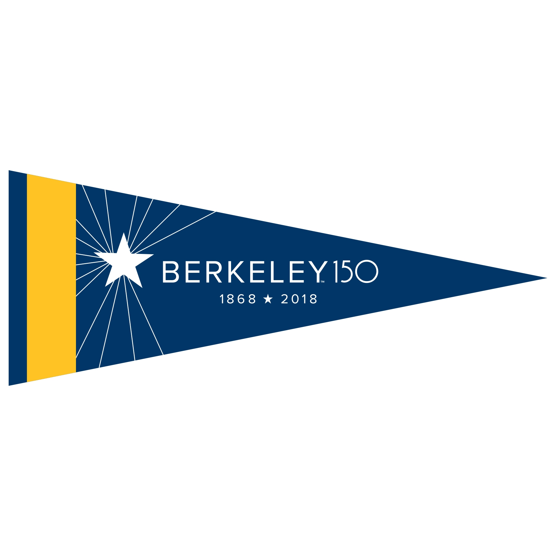 5 x 12 Felt Pennant Berkeley 150 | Cal Student Store
