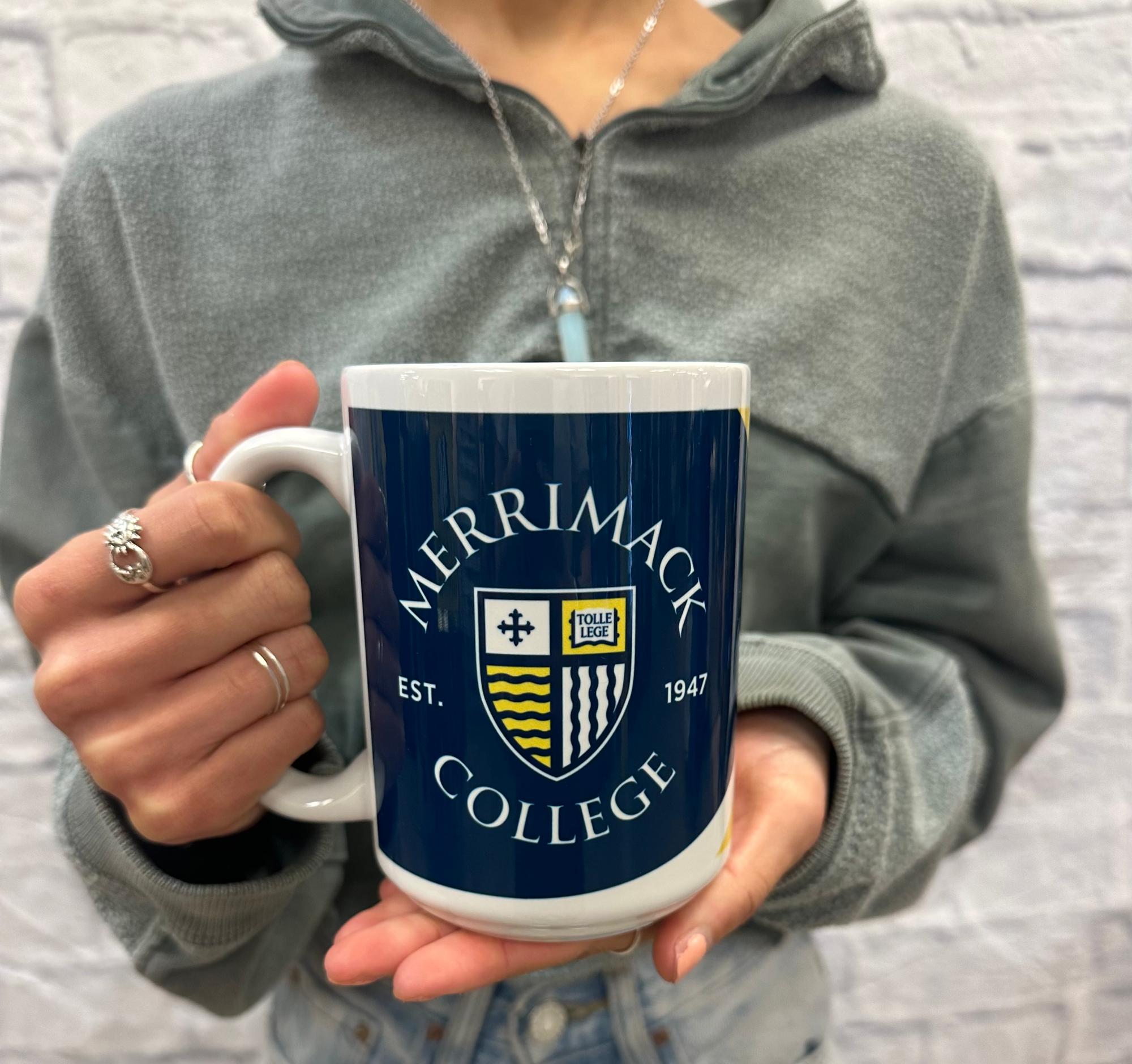 Warriors Shield El Grande Mug | Merrimack College Bookstore
