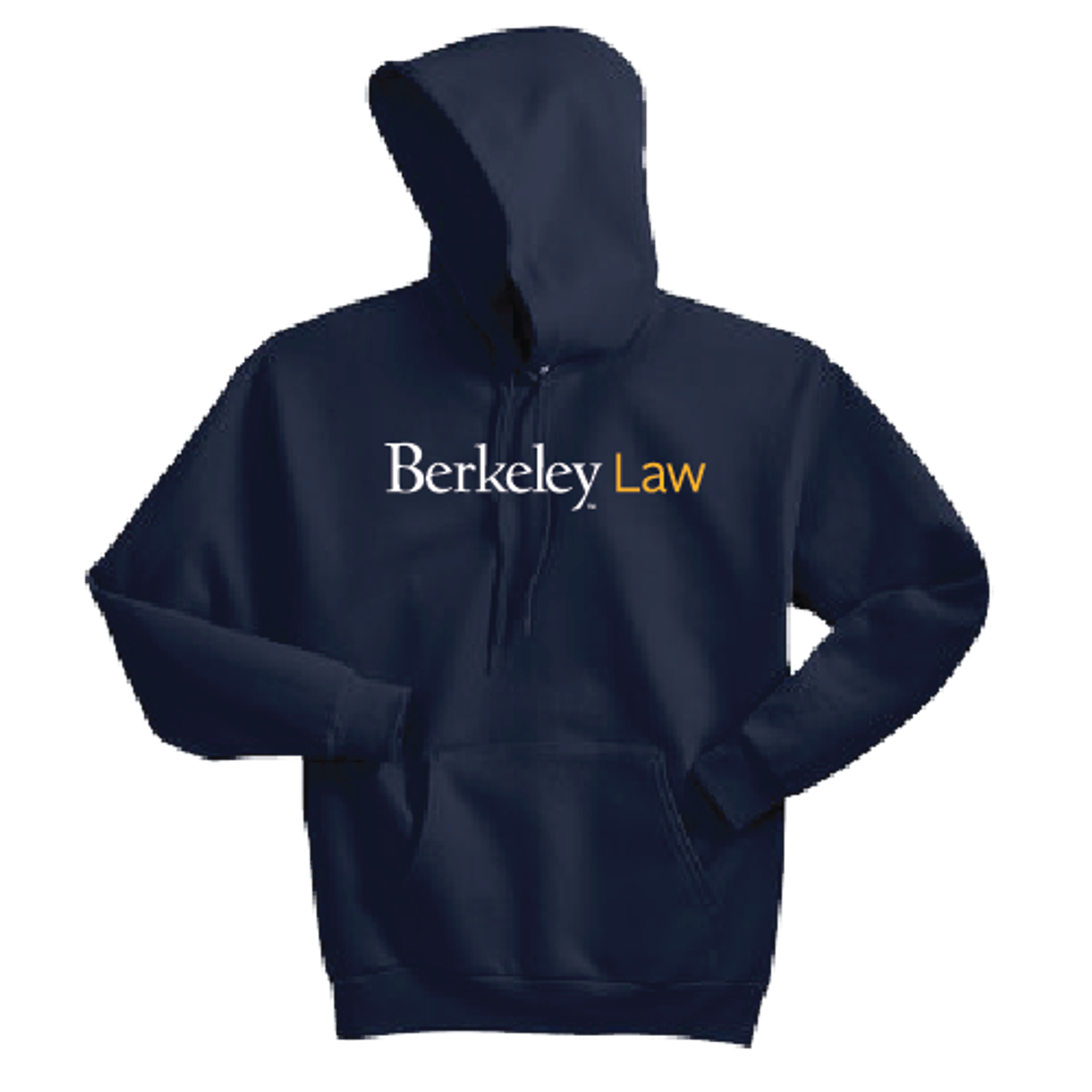 Powerblend Fleece Hood Berkeley Law Logo | Cal Student Store