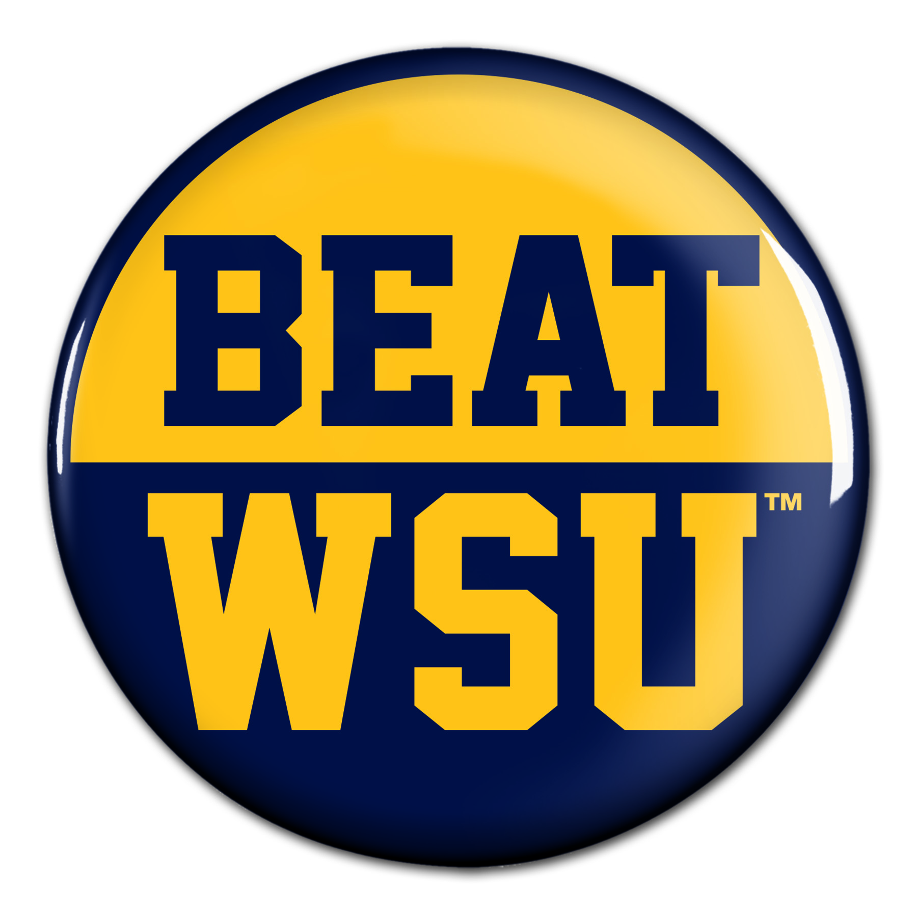 Beat WSU 3in Button | Cal Student Store